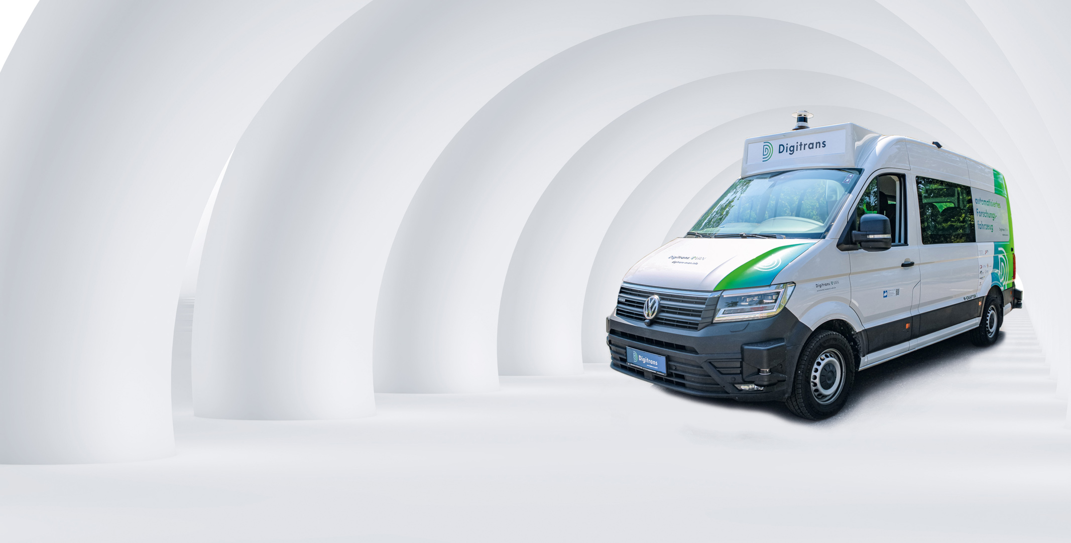 Digitrans » Automatisiertes Versuchsfahrzeug Digitrans eVAN